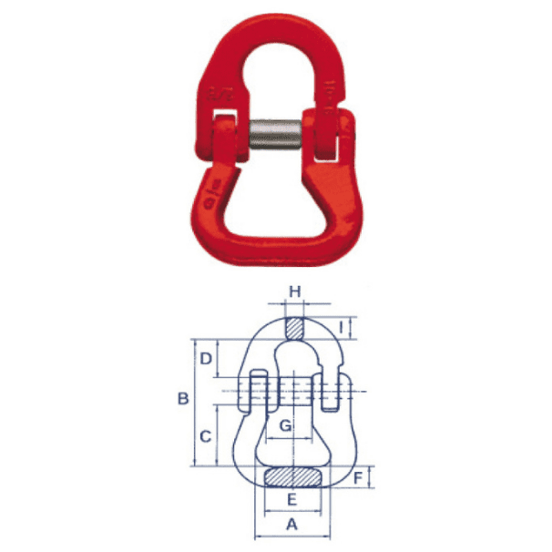 Textile connector / round sling link | grade 80 - SHZ GmbH